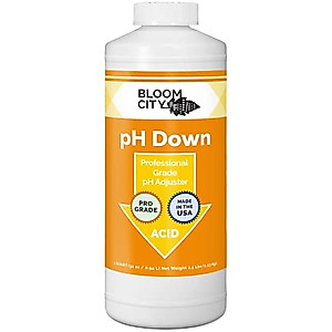 Bloom City Professional pH Down Liquid Fertilizer, Quart (32 oz)