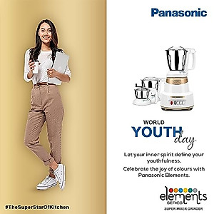 Panasonic Super Mixer Grinder MX-AV325 3 Stainless Steel Jars 600 Watts 110-120 Volt US & CANADA