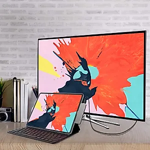 iPad Pro USB C Hub, NewBEP 7-in-1 Hub Adapter for iPad Pro, iPad Air 4, USB C Computer, with 4K HDMI, 60W USB-C PD Fast Charging, 3.5mm Headphone Jack & Type C Data, USB 3.0, SD/TF Card Reader