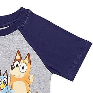 Bluey Bingo Dad Little Boys Graphic T-Shirt Bluey Family Kids 7-8