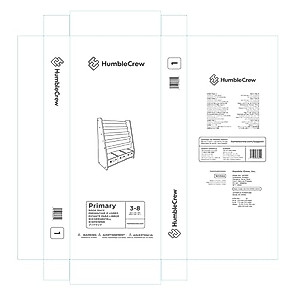 Humble Crew Kids Bookshelf, Primary