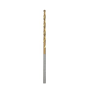 BOSCH TI2131 2-Piece 1/16 In. x 1-7/8 In.Titanium Nitride Coated Metal Drill Bits with 3/8 In. Reduced Shank for Applications in Heavy-Gauge Carbon Steels, Light Gauge Metal, Hardwood