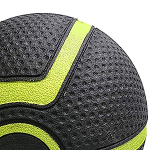Everlast Medicine Ball Textured Grip â€“ for Weighted Slam Ball Workout | Strength, Balance, Core Training | Wall Ball Exercise | Durable Non-Slip Rubber (P00001794)