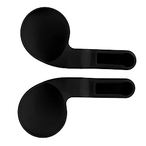 Silicone Ear Muffs for 2 VR Headset, Headphone Extension Cover, Enhancing Sound Solution for 2(Black)