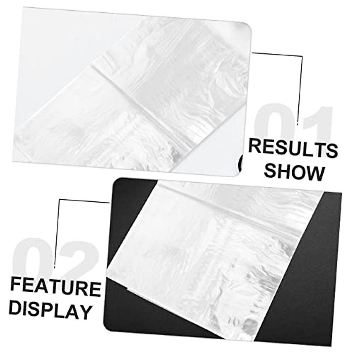 ULTECHNOVO 100 Pcs Heat Shrink Plastic Bag Clear Packing Bags Clear Sealable Bags Plastic Sealable Bags PVC Shrink Heat Shrink Film Wrap Heat Shrink Wrap Heat Shrinkable Film Bags Heat Seal