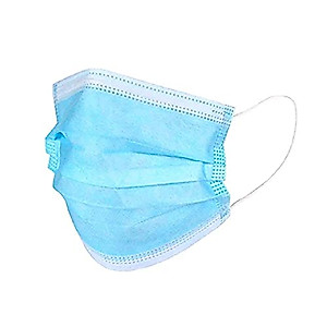 2,000pcs Disposable Face Masks- 3 Ply Breathable Mask For Adults (40 Packs of 50)