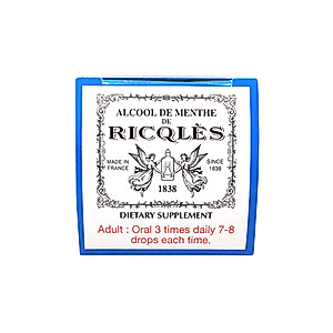 Ricqles Peppermint Oil Dietary Supplement (Supports Healthy Digestion, Intestinal Comfort) (1.69 fl. oz) (3 Bottles)