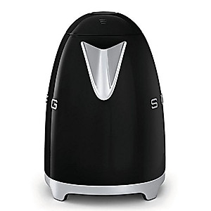 Smeg KLF01BLUS 50's Retro Style Aesthetic Electric Kettle, Black