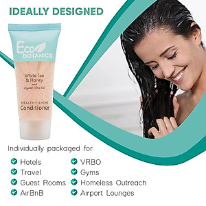 Eco Botanics Travel-Size Hotel Conditioner, 0.85 oz. (Case of 100)