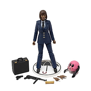 Boss Fight Studio The Umbrella Academy Cha-Cha Action Figure – H.A.C.K.S. Compatible, Highly Articulated Collectible & Customizable Figurine with Interchangeable Parts & Accessories – 1:18