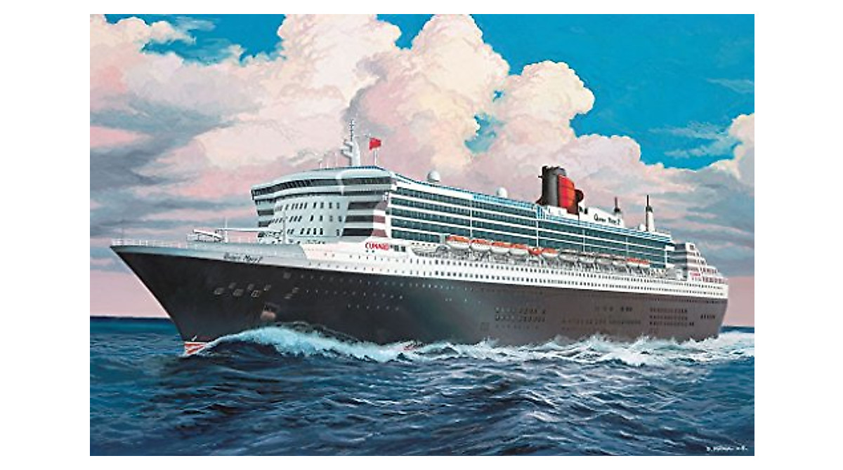Revell 05808 Queen Mary 2 Cruise Liner - 1:1200 Model Kit — 🛍️ The ...