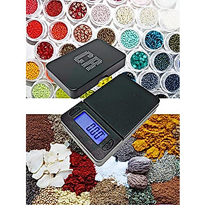 CR Scale Digital Pocket Scale - 1pc Premium Food Scale 100g by 0.01g Digital Grams Scale Weight Scale Kitchen Scale Black Gram Scale Portable Scale Digital Food Scale (JDS-P100) (Battery Included)