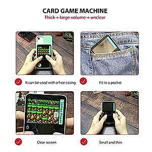 Blue Handheld Retro Mini Video Game Console Built-in 500 Classic Games for Birthday Gift