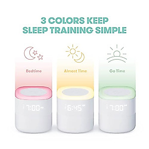 Frida Baby 3-in-1 Sound Machine + When-to-Wake Clock + Nightlight | White Noise Soother, Sleep Trainer, Alarm Clock, Nursery + Toddler + Kids Bedroom (Bluetooth)