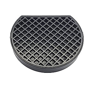 Coffee Drip Catcher 4 inches Small Drip Tray for Drink Dispenser Espresso Machine Carafe Tea Station Water Urn Durable ABS Plastic, Black, PDT0627S