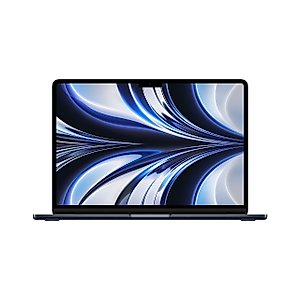 2022 Apple MacBook Air with Apple M2 Chip (13-inch, 16GB RAM, 256GB SSD Storage) (QWERTY English) Midnight (Renewed)