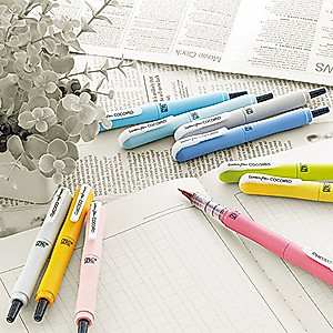 Kuretake ZIG Letter Pen COCOIRO Refill Extra-Fine, Black (LP-R-010S), black ink