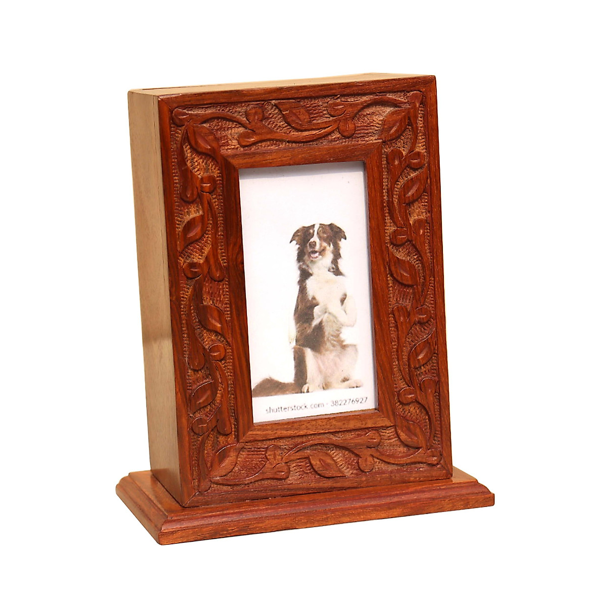 Rosewood Photo Frame Urns for Pet Ashes | Wood Cremation Urns | Decorative Urns | Funeral Urns | Handmade Urn for Cat and Dog | Keepsake Urns | Burial Urns with Bottom Opening System