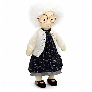 BlissfulPixie Handmade Waldorf Doll- Ella 12", Soft Girl Rag Doll with Cute Stuffed Plush, Ideal First Doll for Babies & Toddlers