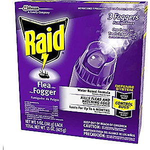 Raid Flea Flogger Plus Killer, Kills Fleas and Hatching Eggs (3 Count (Pack of 3)
