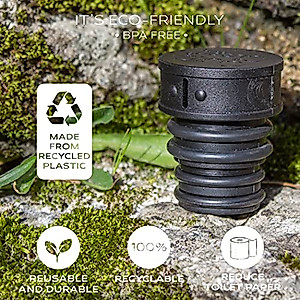 CuloClean Portable Bidet for Toilet, Travel, or Camping. Compatible with every Bottle. Discreet, Ecological, Mini, Elderly, Sprayer, Bio, Personal, Handheld, Backcountry Bidet (CuloClean, 1pcs Black)