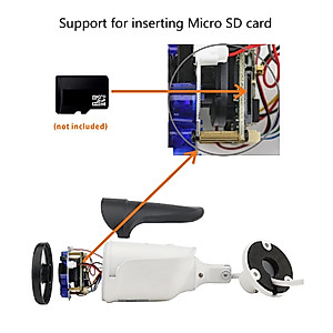 SV3C POE Camera, 4MP POE IP Security Camera Outdoor(Wired), Motion Detection, HD Infrared Night Vision, Metal Shell, IP66 Waterproof, Onvif Conformant, Support SD Card Record, RTSP, APP, PC