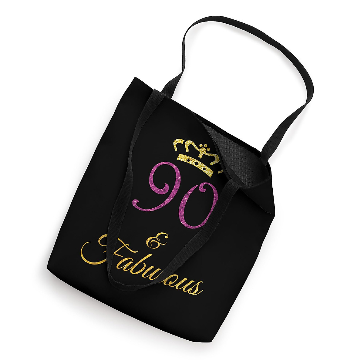 90th Birthday Shirt for Women Gift Funny 90 Year Old Grandma Tote Bag
