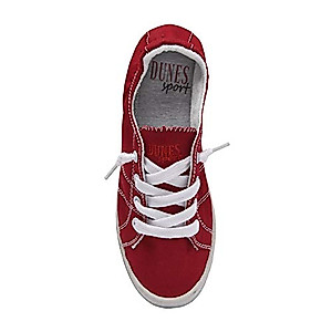 Dunes Sport Women's Reesa Canvas Sneaker, Red, 7