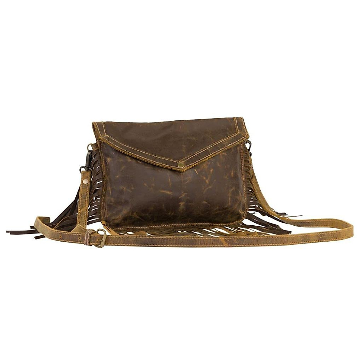 Myra Bag Cowgirl'S Love Leather Bag Upcycled Leather S-2190