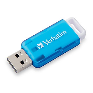 Verbatim® SeaGlass USB 3.2 Gen 1 Flash Drive, 32GB, Blue