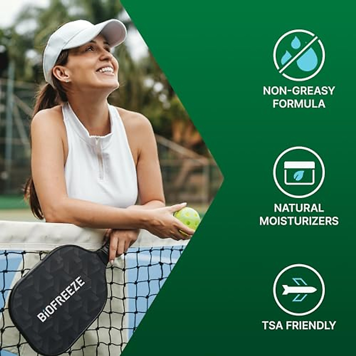 Biofreeze Pain Relief Cream, Knee & Lower Back Pain Relief, Sore Muscle Relief, Neck Pain Relief, Shoulder Pain Relief, Muscle Recovery, FSA Eligible, 3 OZ Biofreeze Menthol Cream