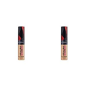 L'Oréal Paris Makeup Infallible Full Wear Waterproof Matte Concealer, Toffee (Pack of 2)