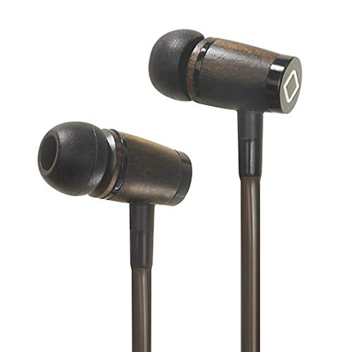 Aircom A6 Anti-Radiation Air Tube Headphone - Airflow Audio Technology for Premium Sound and EMF Protection – Wooden Earbuds with Built-in Microphone