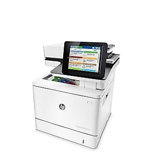 Renewed HP Color LaserJet Enterprise MFP M577c print copy scan fax B5L54A Advanced workflow features USB Network duplex With 90 Days Warranty