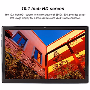 DAUZ Digital Tablet, 2560X1600 Resolution 4G LTE 12GB RAM 512GB ROM WiFi Tablet 10.1 Inch 8 Core for Video for Working (Blue)