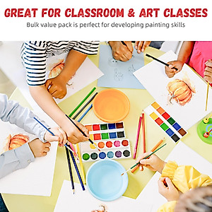 Simetufy Canvas Boards for Painting 52 Pack 8 x 10 Inch Blank Canvas Panels 100% Cotton Canvases Pre-Primed for Acrylic & Oil Paint