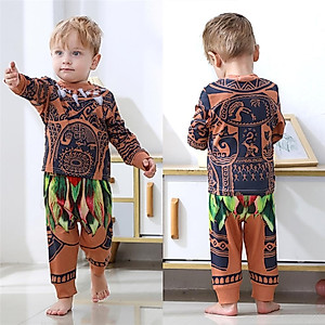 Dressy Daisy Boy's Ocean Adventure Pajamas Halloween Dress Up Pants Set Costumes Fancy Party Outfit Size 5-6