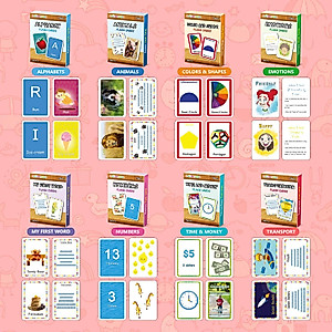 Sight Words Flash Cards with Pictures, Motions&Sentences, 208 CVC Dolch Sight Words, Learn to Read, Phonics Learning for Preschool, Kindergarten, Homeschool