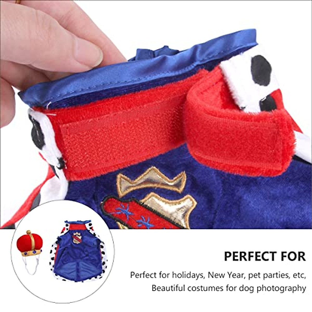 Mipcase Boys Shirts Boys Shirts Girls Shirts Girl Beanie 1 Set The Puppy Cloth Costume Dog Costume Clothes Dog Soft Cape Clothes King Pet Costume Kitten Clothes Boys Shirts Girls Shirts Girls Shirts