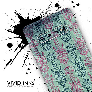 DesignSkinz Multicolor Grunge Tribal Pattern Protective Vinyl Decal Wrap Skin Cover Compatible with The Samsung Galaxy S20 (Screen Trim & Back Glass Skin)