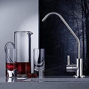 Drinking Water Filter Tap 360 Rotation Kitchen Sink Purifier Faucet Fits All Water Filter Systems & Reverse Osmosis Systems-Oat,Oat