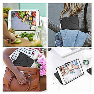 Soke Case - for iPad Air 3 10.5 Inch 2019 3rd Generation,[Luxury Series] Extra Protective But Slim Cover with Pencil Holder and Strong Magnetic, 5 Convenient Stand Angles, Auto Sleep/Wake - Black