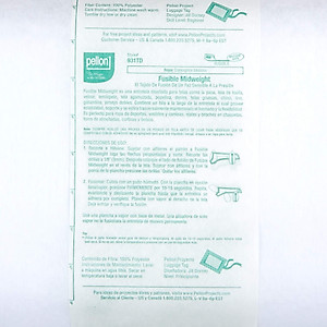 Pellon 931TD Fusible Midweight Interfacing 20in x 25 Yard Bolt