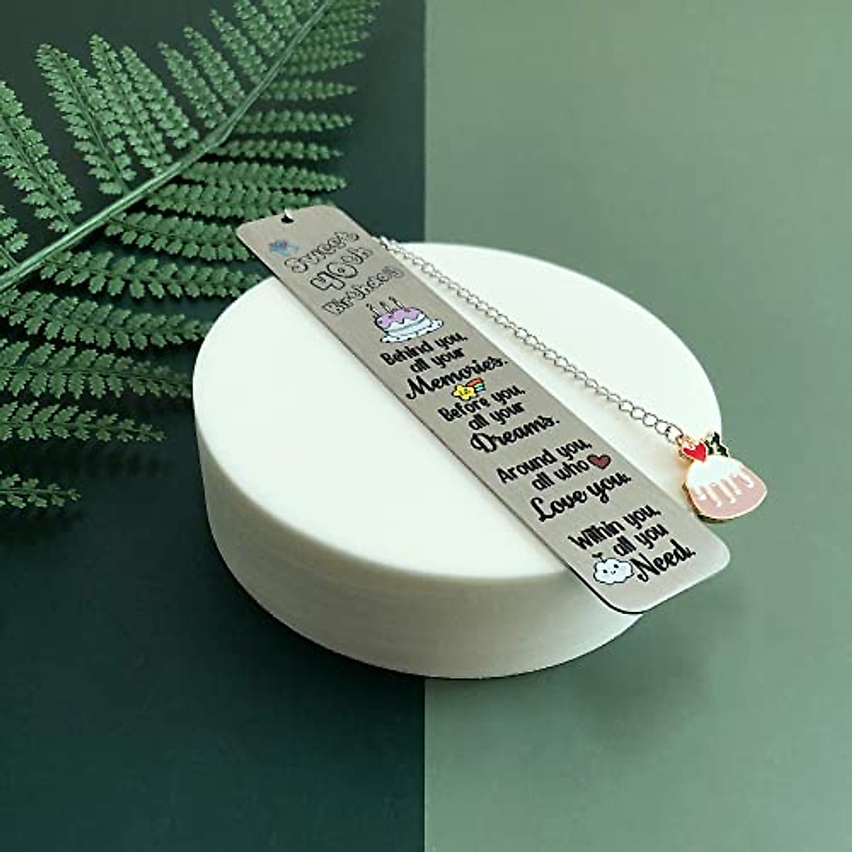 Bookmarks 40th Birthday Gifts Appreciate Dad Mom Best Regards Happy Birthday Present Personalized Book Lover Birth Day Best Wishes Keepsakes for Aunty Uncle Grandpa Grandma Friends Bestie (40th)