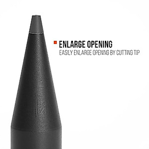 JES Innovations Cone Nozzle for Sausage and Bulk Caulk Guns, 10-Pack, SD-BCNOZZLE-10PK