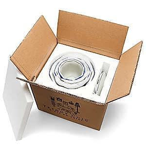 Trendy Chicon Point Oriental Blue and White Porcelain Plant pots with Drainage Holes, mesh Tray for Indoor Outdoor Plants. Set of 3 Chinoiserie Designs (7.6x4.8, 5.8x4.0, 4.2x3.5, Asian), Blue,white