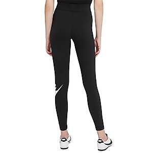 Nike Sportswear Essential Women`s Plus Size High-Waisted Leggings (as1, Alpha, 3X, Plus, Regular, Black(DC6950-010)/W, 3X, Regular)