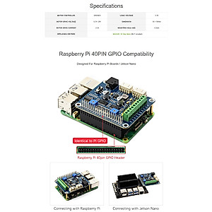 Stepper Motor HAT Drives Two Stepper Motors Up to 1/32 Microstepping for Raspberry Pi Zero/Zero W/Zero WH/2B/3B/3B+/4B/5 for Use 3D Printer etc @XYGStudy