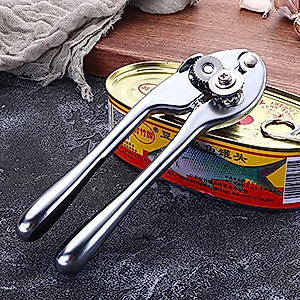 LICAIDAO Stainless Steel Classic Multifunction Can Opener/Bottle Opener