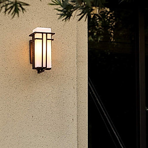 Outdoor Wall lamp Home Garden lamp - Waterproof Design, Environmental Protection and Energy Saving, Modern Minimalist Outdoor Lighting Balcony Aisle Wall lamp E27 Screw (excluding Light Source)